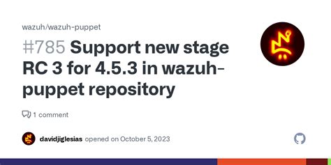 Support New Stage RC For In Wazuh Puppet Repository Issue Wazuh Wazuh Puppet