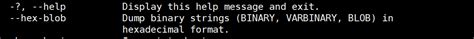 Mysql Mysqldump命令使用之 Single Transaction Hex Blob 灰信网(软件开发博客聚合) Mysql Mysqldump命令使用之 Single Transaction Hex Blob 灰信网(软件开发博客聚合)