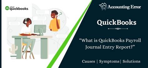 Quickbooks Payroll Journal Entry Report Recording And Summarizing Transactions