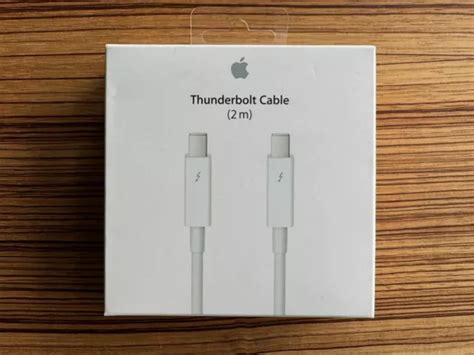 Original Apple Thunderbolt 2 Kabel 2m Weiß Model A1410 Eur 3500