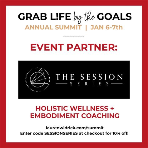 I Am Deeply Grateful To Have The Session Series As An Event Partner At The Grab Life By The