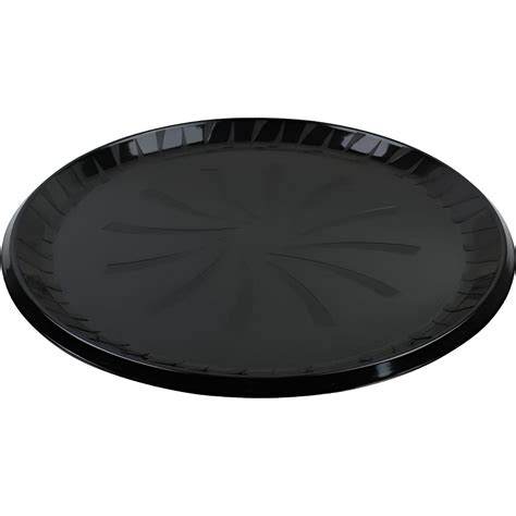 Sabert 16 Sturdiware Black Plastic Platter 36cs 9016