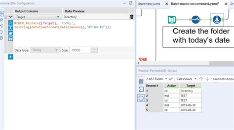 Create Folders Using Runcommand In A Batch Macro With Alteryx Fashion