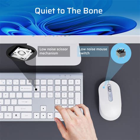 Creatmor Wireless Keyboard And Mouse Rechargeable Keyboard And Mouse 2 4g Mouse And Keyboard For