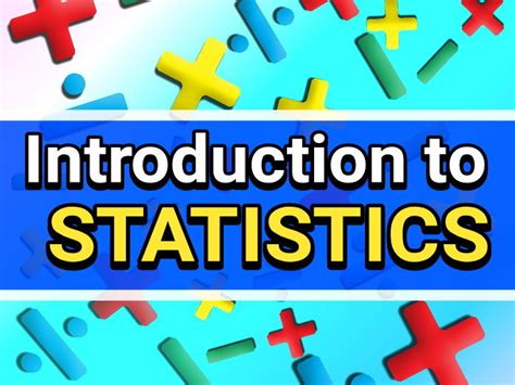 Introduction To Statistics Teaching Resources