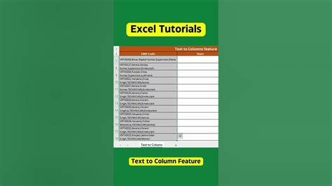 Quick Fix Mashup Data With Text To Column In Excel Exceltutorial