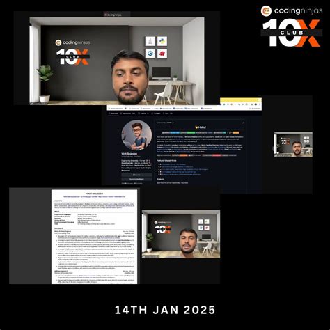 Coding Ninjas 10x Club On Linkedin Github Ats Codingninjas 10xclub