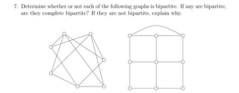 Solved Determine Whether Or Not Each Of The Following Graphs