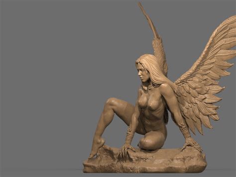 Wing Nsfw Fawal Sexy Stl Obj Print In 3d In Any Size Unique Sex