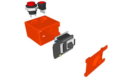 3d Printed Esp32 Cam Case Type A By Zalophus Dokdo Pinshape