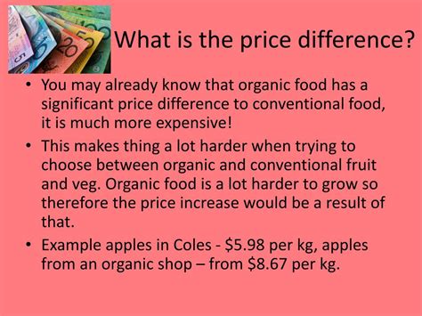 Ppt Organic Vs Conventional Food Bytes Vege Out Powerpoint