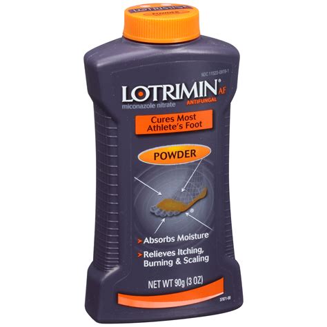 Lotrimin Af Athletes Foot Antifungal Powder Miconazole Nitrate 2 Treatment Clinically Proven