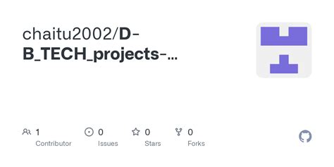 Github Chaitu2002 D B Tech Projects Projects Iot Based Water