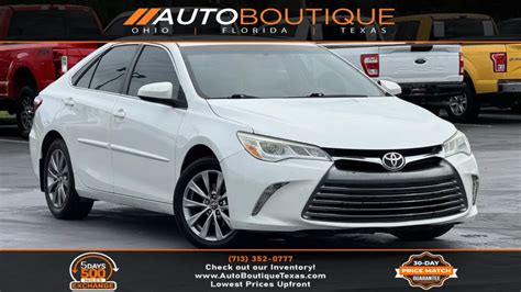 Used 2016 Toyota Camry Xle For Sale In Alvin Tx At Auto Boutique Texas