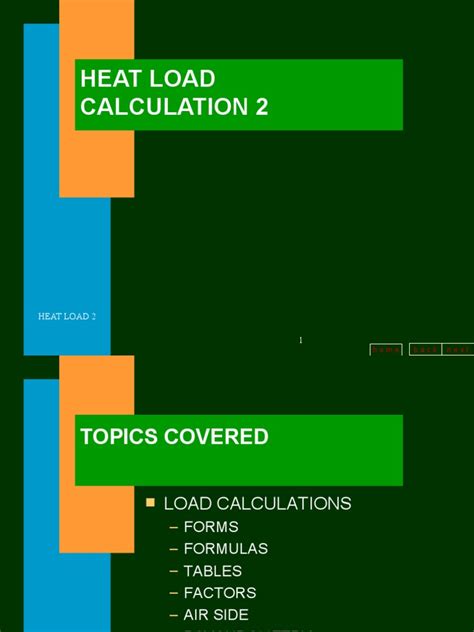 Heat Load Calculation 2 Pdf Latent Heat Ventilation Architecture