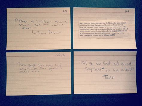 Index Card Note Taking System At Bonnie Messner Blog