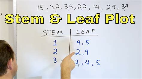 Stem And Leaf Plot With Decimals