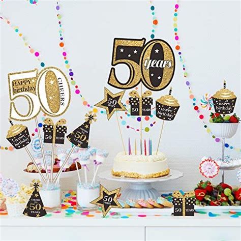 12 Classy And Fun 50th Birthday Centerpiece Ideas Artofit