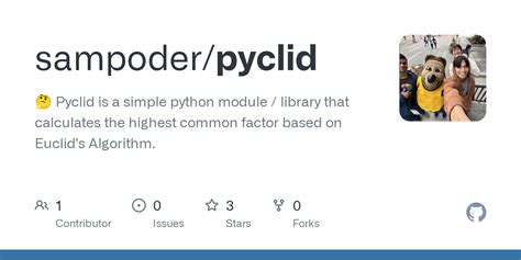Github Sampoderpyclid 🤔 Pyclid Is A Simple Python Module Library