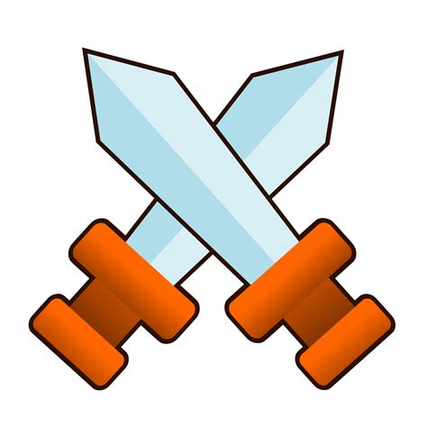 Minecraft Swords Crossed