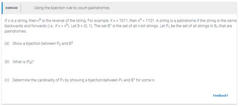 Solved Using The Bijection Rule To Count Palindromes