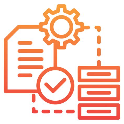 Process Generic Gradient Outline Icon Process Generic Gradient Outline Icon