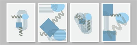 모양 추상파란색 컬러풀플랫 보호 기하학적 컬러 디자인 포스터 0명에 대한 스톡 벡터 아트 및 기타 이미지 0명 가구 공란