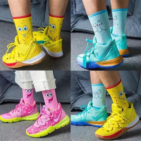 Spongebob Iconic Socks Mid Cut Unisex Socks 100 Cotton Patrick Star Iconic Socks Shopee