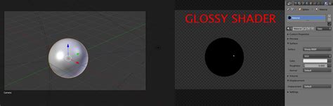 Materials Why Does An Object With A Glossy Shader Render In Black