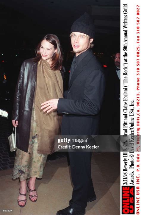 Claire Forlani And Brad Pitt