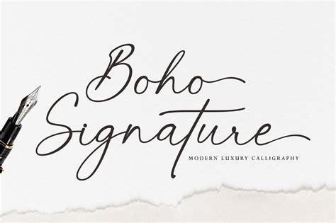 Boho Signature Font