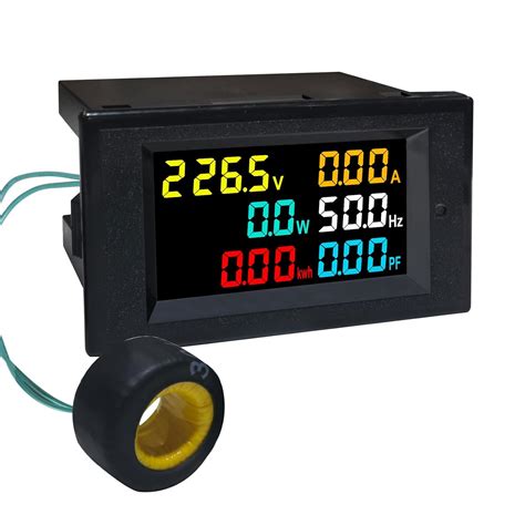 Ketotek Ac Current Voltage Meter Ac 40 300v 100a Power Energy Panel Meter Lcd