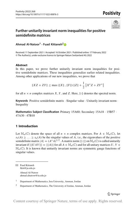 further unitarily invariant norm inequalities for positive semidefinite