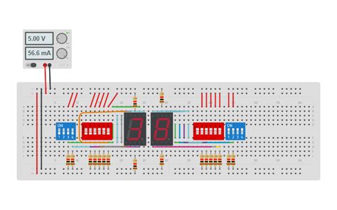Circuit Design Anodo Comun Y Catodo Comun Tinkercad