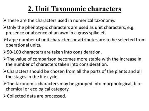 Numerical Taxonomyplant Taxonomy Pptx Biological Sciences Science