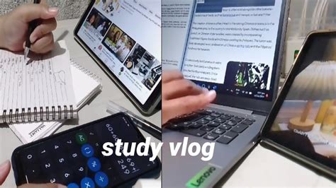 Late Night Study Vlog Study With Me Productive Vlog Study Vlog