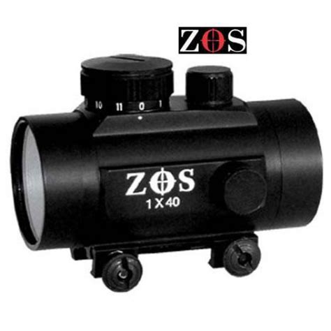 zos 1 x 40rd red dot fits weaver rail red dot sights for