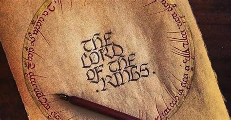 Elvish Script Calligraphy Imgur