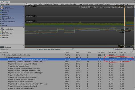 terrain kinetic rigidbodies collision performance issue on unity2019 1 on android unity
