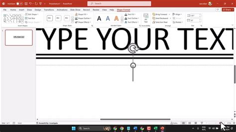 How To Insert Underline In Powerpoint Youtube