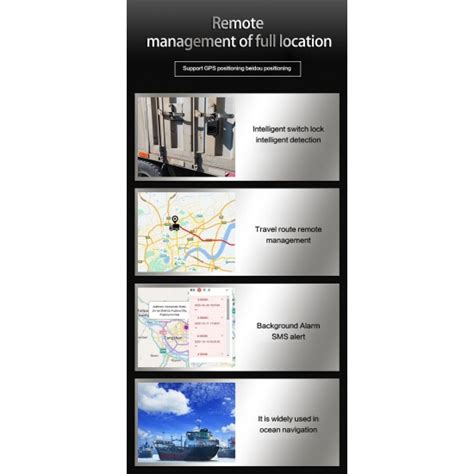 Gps Smart Padlock Real Time Cargo Tracking Security Seals Zc 380 Ztower Store