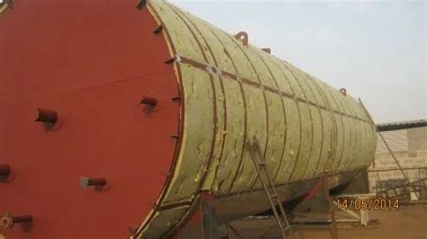 Bitumin Asphalt Tank With Cladding Storage Capacity 1000 To 100 Kl Max Pressure Atmospheric