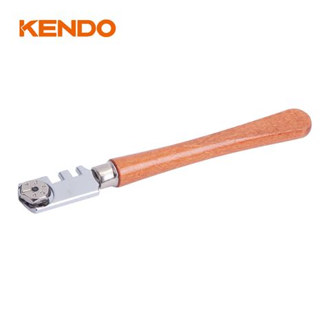 kendo carbide tip glass cutter cutting tool with 6 wheels glass cutter and cutting tool