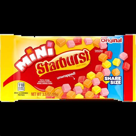 Mini STARBURST Original G Sweetsworld Chocolate Shop