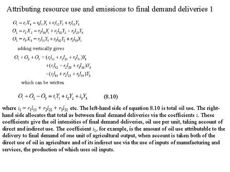 Chapter 8 Economy Wide Modelling 8 1 Inputoutput
