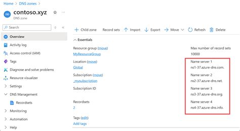 Tutorial Host Your Domain In Azure Dns Microsoft Learn
