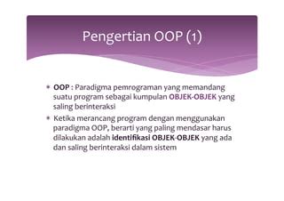 Pemrograman Berbasis Objek PDF