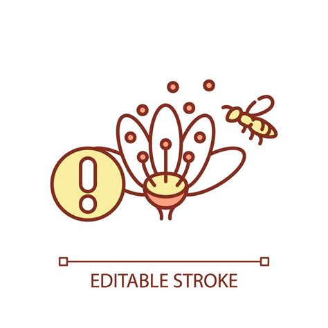 Editable Altered Pollination Patterns Icon Representing Heatflation Isolated Vector Global