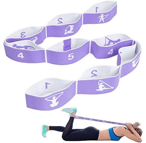Yoga Stretchband Met 9 Lussen Zeer Elastische Gymnastiekband Voor
