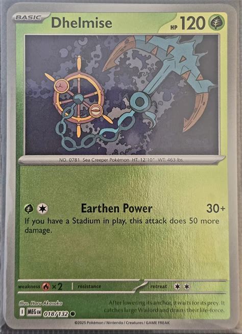 Dhelmise [reverse Holo] 18 Prices Pokemon Mega Evolution Pokemon Cards
